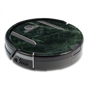 mightyskins skin compatible with shark ion robot r85 vacuum minimum coverage - green marble | protective, durable, and unique vinyl wrap cover | easy to apply, remove | made in the usa