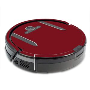 mightyskins skin compatible with shark ion robot r85 vacuum minimum coverage - solid burgundy | protective, durable, and unique vinyl wrap cover | easy to apply, remove | made in the usa