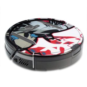 mightyskins skin compatible with shark ion robot r85 vacuum minimum coverage - graffiti mash up | protective, durable, and unique vinyl decal wrap cover | easy to apply, remove | made in the usa