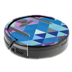 mightyskins skin compatible with shark ion robot r85 vacuum minimum coverage - purple kaleidoscope | protective, durable, and unique vinyl decal wrap cover | easy to apply, remove | made in the usa