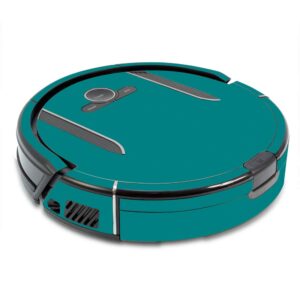 mightyskins skin compatible with shark ion robot r85 vacuum - solid teal | protective, durable, and unique vinyl decal wrap cover | easy to apply, remove, and change styles | made in the usa