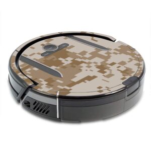 mightyskins skin compatible with shark ion robot r85 vacuum minimum coverage - desert camo | protective, durable, and unique vinyl wrap cover | easy to apply, remove | made in the usa