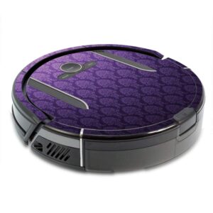 mightyskins skin compatible with shark ion robot r85 vacuum minimum coverage - antique purple | protective, durable, and unique vinyl wrap cover | easy to apply, remove | made in the usa