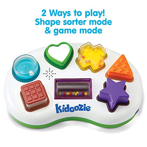 Kidoozie Lights ‘n Sounds Shape Sorter - Toddler Toy for Ages 9-24 Months - Helps Develop Hand-Eye Coordination and Problem Solving Skills!