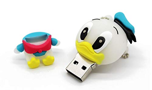 2.0 Baby Donald Duck 16GB USB External Hard Drive Flash Thumb Drive Storage Device Cute Novelty Memory Stick U Disk Cartoon