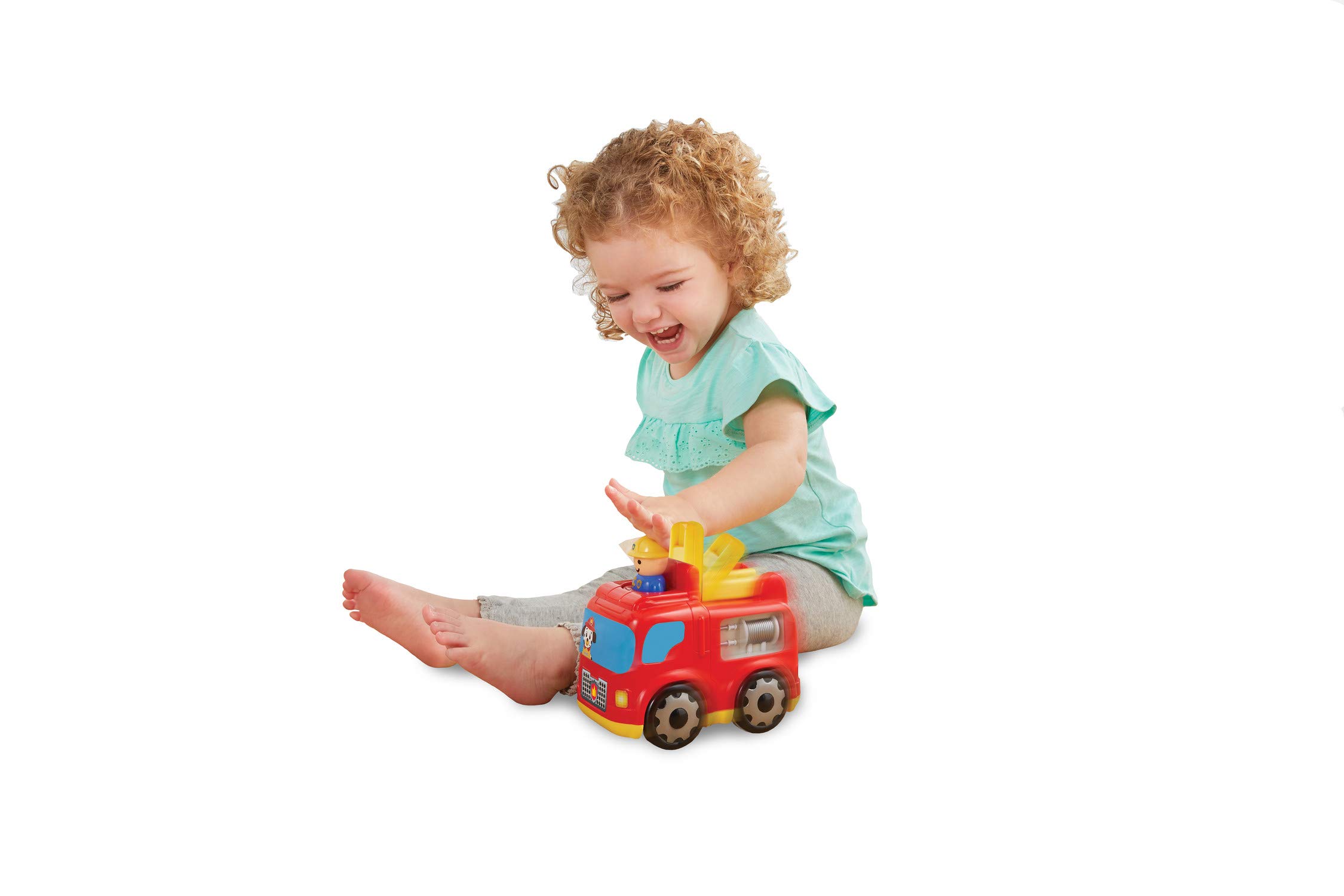 Kidoozie Press 'N Zoom Fire Engine