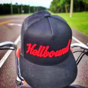 RED DEVIL CLOTHING Hellbound Mens Trucker Hats | Mesh Baseball Snapback Cap | Adjustable Mesh Back Cooling Cap