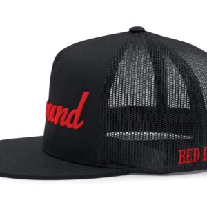 RED DEVIL CLOTHING Hellbound Mens Trucker Hats | Mesh Baseball Snapback Cap | Adjustable Mesh Back Cooling Cap