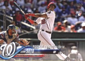 baseball mlb 2018 topps update #us104 juan soto nm near mint rc rookie nationals