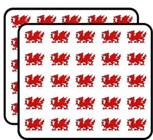 wales red dragon shaped (uk welsh logo) sticker for scrapbooking, calendars, arts, kids diy crafts, album, bullet journals