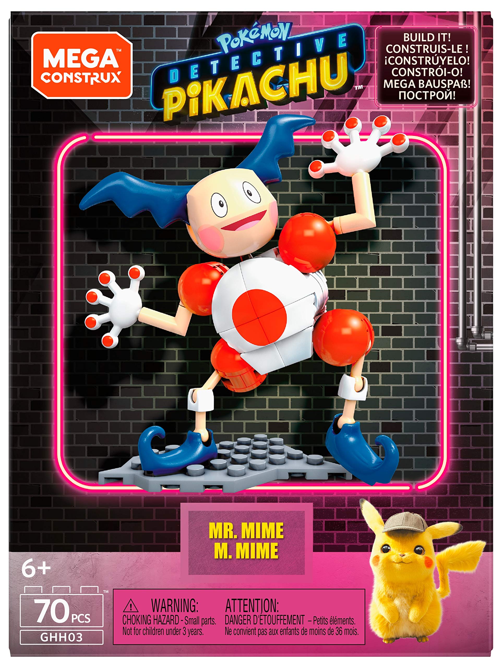 Mega Construx Pokemon Detective Pikachu Mr. Mime