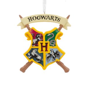 hallmark christmas ornaments, harry potter hogwarts crest ornament