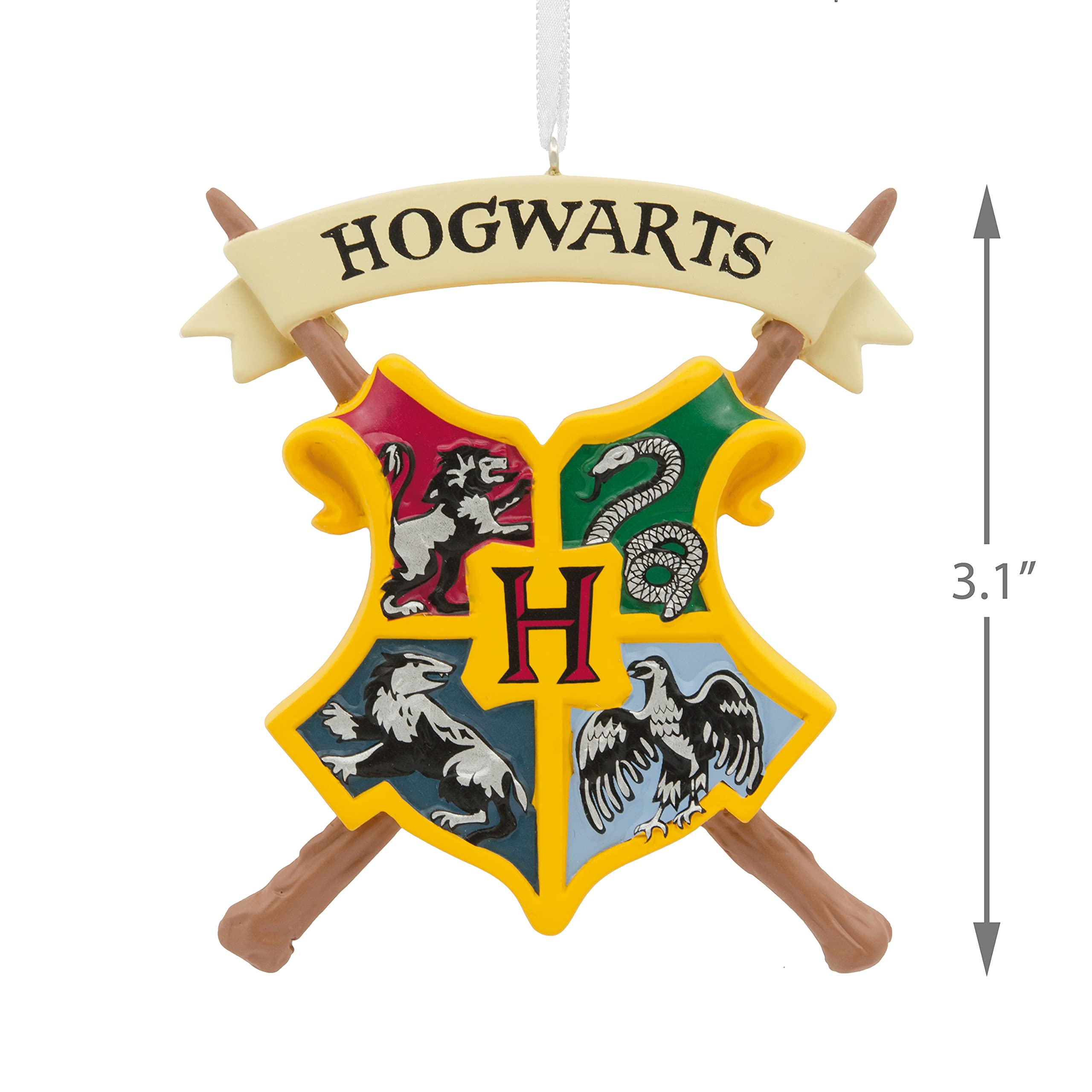 Hallmark Christmas Ornaments, Harry Potter Hogwarts Crest Ornament