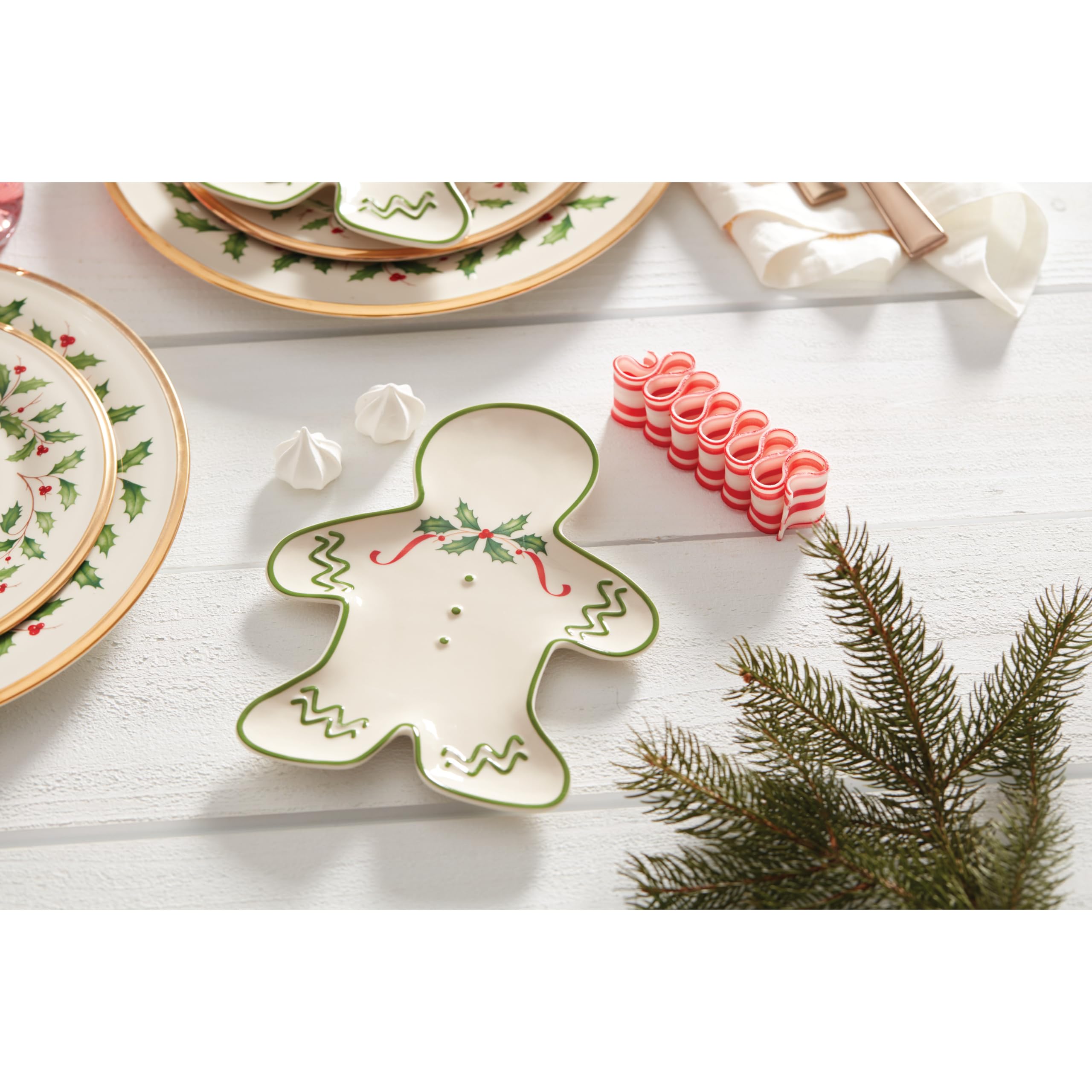 Lenox 887060 Holiday Gingerbread Man Accent Plate