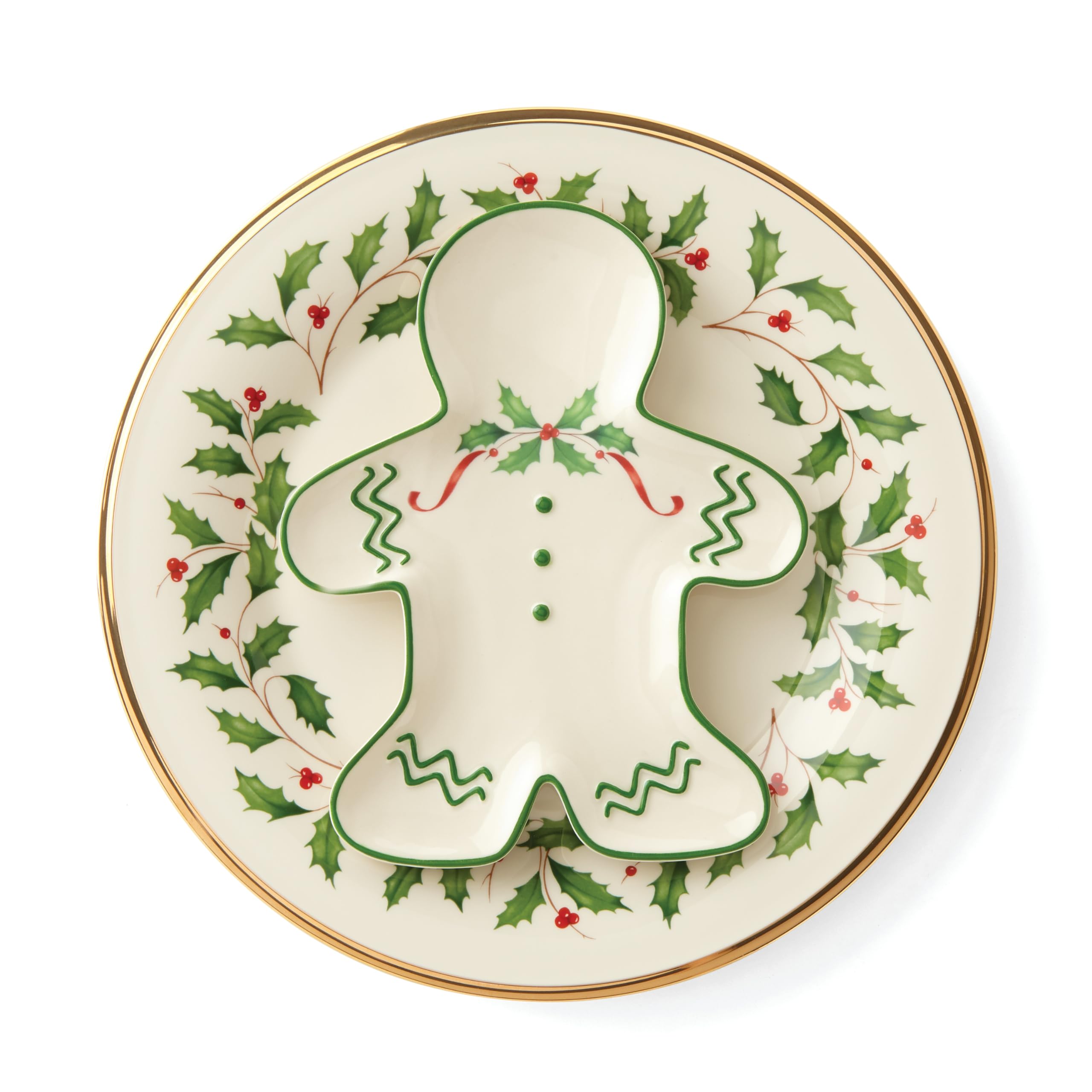 Lenox 887060 Holiday Gingerbread Man Accent Plate