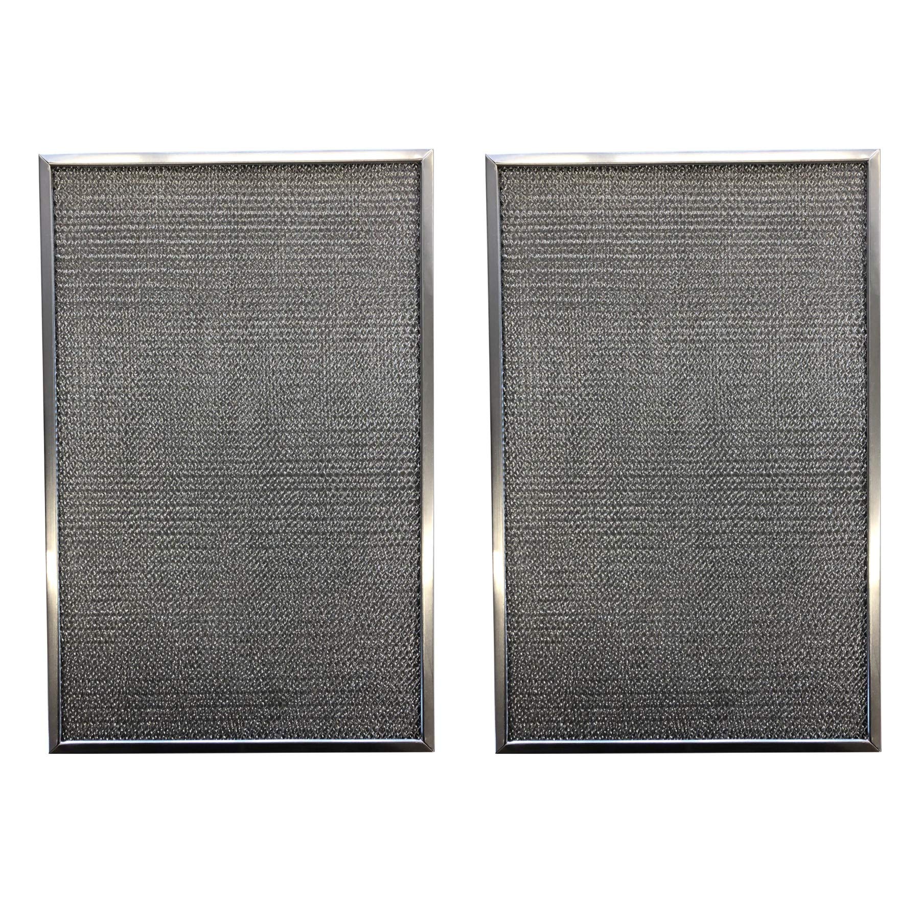 Replacement Aluminum Pre/Post Filter- 12-1/2 X 19-5/8 X 3/8 2-TSSS - Compatible with Honeywell Models F50E1000, F50E1166, F50A1009,F50E1026, F50E1273, F50A1025,F50E1141, F50E1299 - (2-Pack)