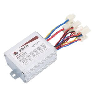 Alomejor 36V 500W Motor Brushed Controller Brush Motor Driver Controls Module for Steady Speed, Sensitive Control of Braking Direction Changes, Perfect for Electric E Bike