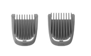 stubble clipper combs sizes 1mm + 2mm compatible with philips beard trimmer shaver