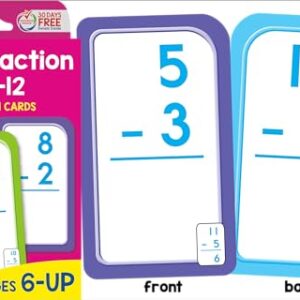 School Zone - Get Ready Flash Cards Addition & Subtraction 2 Pack - Ages 6 to 7, 1st Grade, 2nd Grade, Addition, Subtraction, Early Math, Problem-Solving, and More