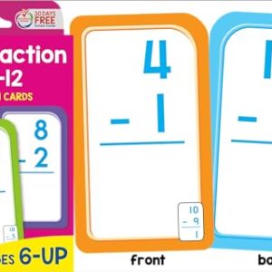 School Zone - Get Ready Flash Cards Addition & Subtraction 2 Pack - Ages 6 to 7, 1st Grade, 2nd Grade, Addition, Subtraction, Early Math, Problem-Solving, and More