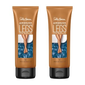 sally hansen airbrush legs leg makeup tan/bronze, 4 oz pack of 2