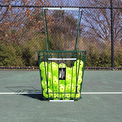 Oncourt Offcourt Picklehopper 60 - Pickleball Basket | Holds and Picks Up 60 Balls | EZ Glide Bar Provides Effortless Ball Pick-Up | No Tool Assembly | Picks Up All Types of Pickleballs