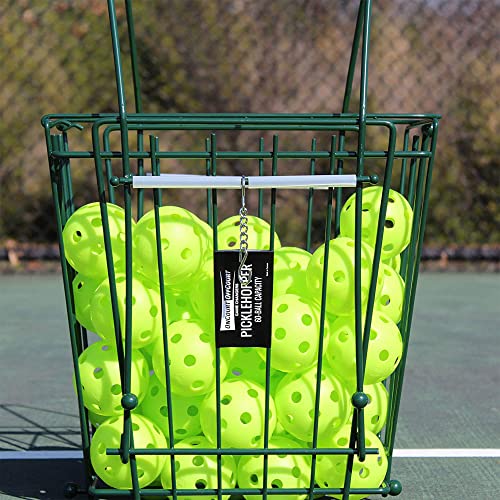 Oncourt Offcourt Picklehopper 60 - Pickleball Basket | Holds and Picks Up 60 Balls | EZ Glide Bar Provides Effortless Ball Pick-Up | No Tool Assembly | Picks Up All Types of Pickleballs