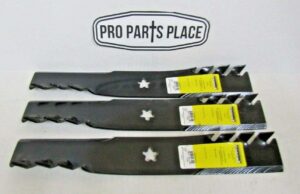 3 usa xht predator blades husqvanra 539113425 522037401 53911342529 48" cut 5 star