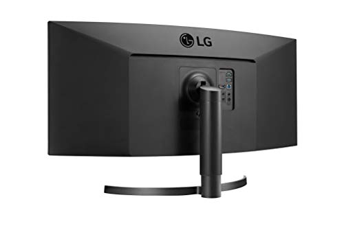 LG 34WL85C-B UltraWide 34” 21:9 Curved WQHD (3440 x 1440) IPS Display, sRGB 99% Color Gamut, HDR 10, Height / Tilt Adjustable Stand – Black