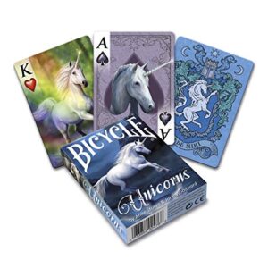 bicycle anne stokes unicorns playing cards