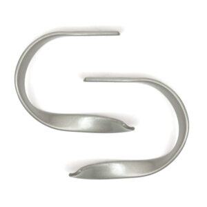 sashay drapery holdback (set of 2) brushed nickel