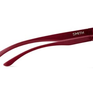 Smith Optics Cavalier ChromaPop Sunglasses, Matte Crystal Deep Maroon/Chromapop Violet Mirror, One Size