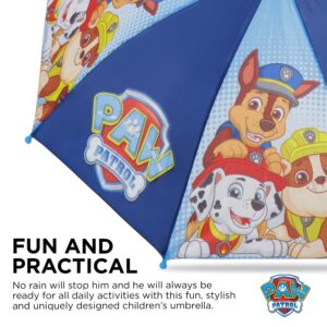 Nickelodeon boys Paw Patrol Character Rainwear Umbrella, Light Blue, Age 3-6 US