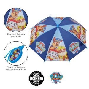 Nickelodeon boys Paw Patrol Character Rainwear Umbrella, Light Blue, Age 3-6 US