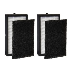 filter-monster true hepa replacement filter compatible with germguardian flt4100 filter e for ac4100 ac4150bl ac4150p ac4150blca ac4150pca, 2 pack