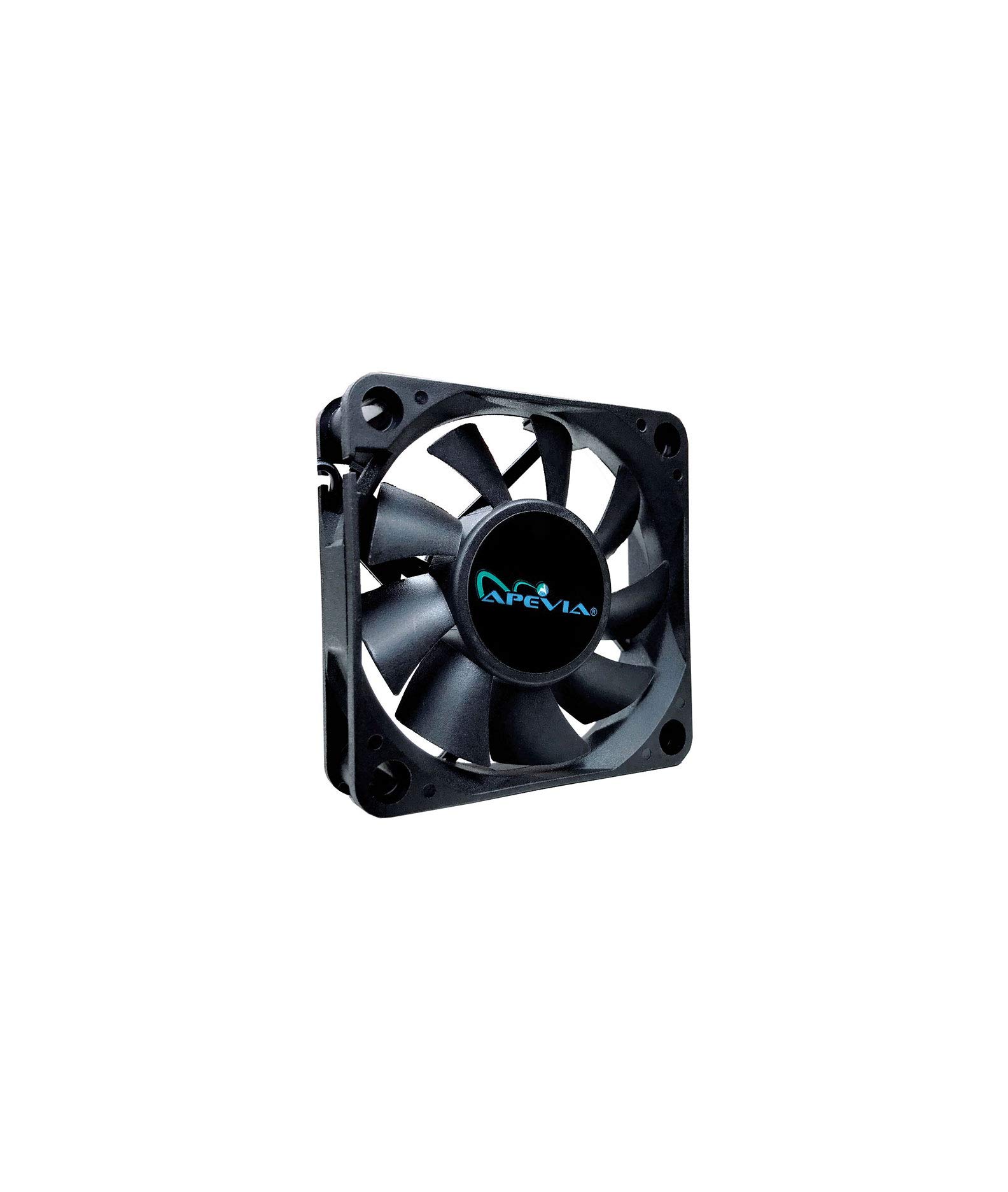 Apevia CF6015S-5 (5 Pk) 60mm x 60mm x 15mm Black Case Fan W/4PIN Molex + 3PIN Motherboard Adapter