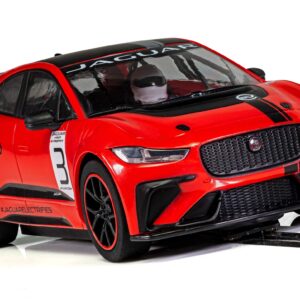 Scalextric Jaguar I-Pace Red #3 1:32 Slot Race Car C4042