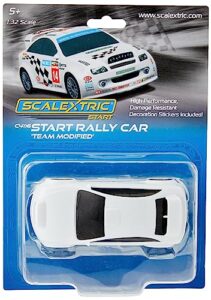 scalextric start rally style car team modified 1:32 slot race car c4116 blue