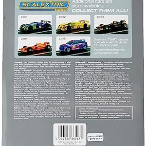 Scalextric Start Rally Style Car Team Modified 1:32 Slot Race Car C4116 Blue