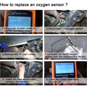 ABIGAIL A25719X Oxygen Sensor Upstream Downstream Replacement for Ford Aerostar Bronco E-150 E-250 E-350 Econolinev Explorer F-150 F-250 F-350 Flex Focus Ranger compatible with Motorcraft DY835 DY1093