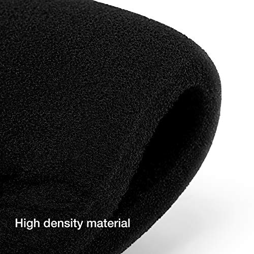 Moukey Microphone Mic Covers Foam Handheld Mic Windscreen, Black Top Grade 6 Pack For SM58, E835