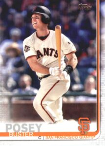 2019 topps baseball #157 buster posey san francisco giants