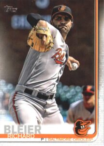 2019 topps baseball #207 richard bleier baltimore orioles