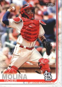 2019 topps baseball #225 yadier molina st. louis cardinals