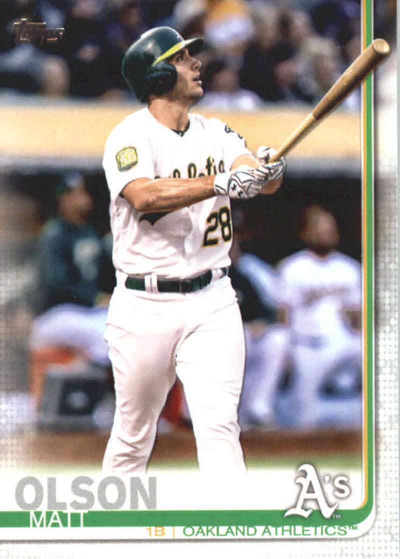 2019 Topps Baseball #289 Matt Olson Oakland Athletics