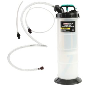 oemtools 24936 8 quarts (2 gallons) manual fluid extractor, oil extractor pump, automotive fluid extractor for various oils and fluids, oil pump extractor