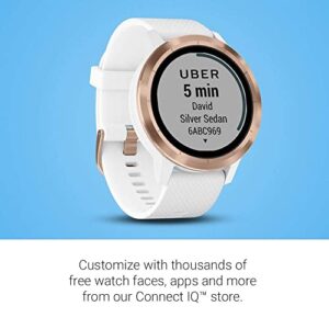 Garmin 010-01769-09 vívoactive 3, GPS Smartwatch with Contactless Payments and Built-in Sports Apps, 1.2", White/Rose Gold (Renewed)