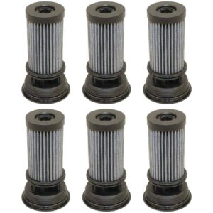 raparts six (6) new aftermarket hydro filter elements, fits toro 117-0390 and fits exmark 116-0164