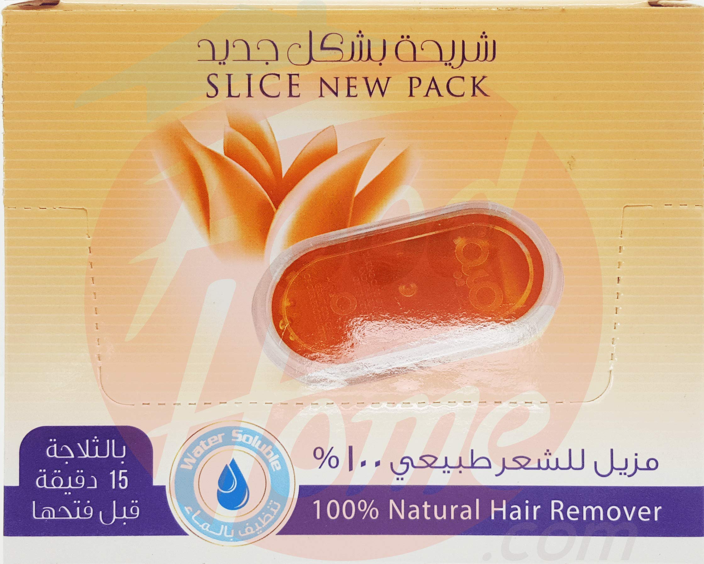 MIM hair remover, 100% natural, Slice new pack, 60-gram box (pack of 12)