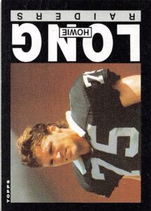 football nfl 1985 topps #292 howie long la raiders